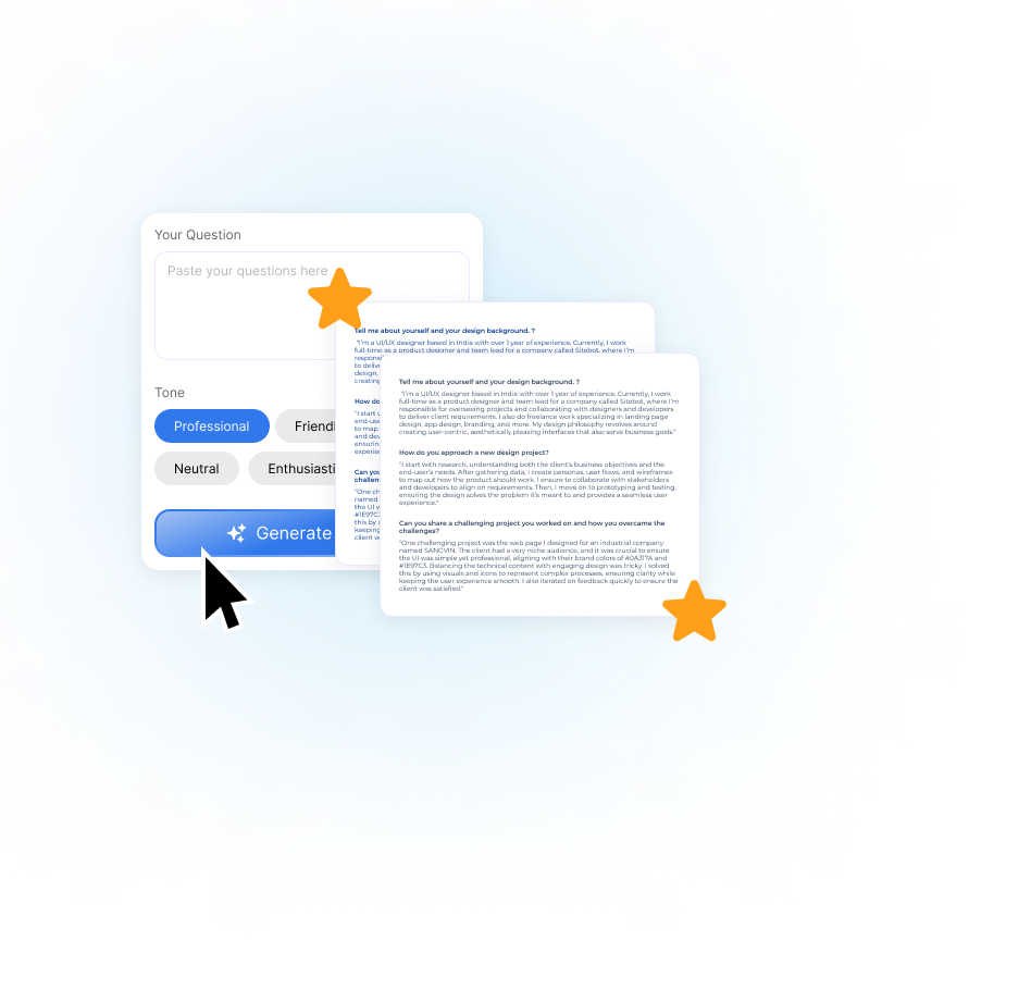 AI Answer Generator – sitebot | Instant Answers to Your Questions
